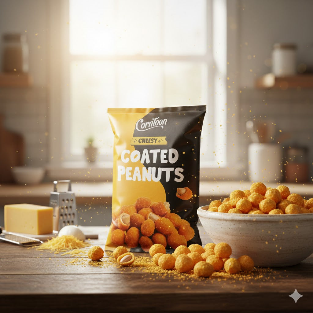 Cheesy Coated Peanuts (Pack of 6, 12, 24) – PopCrafters